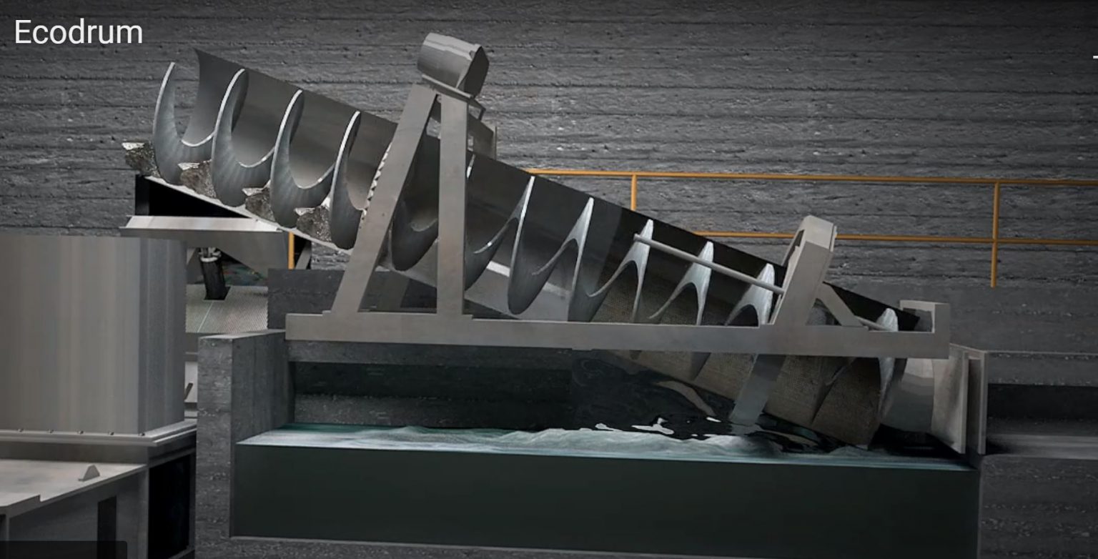 Dewatering drum INOX Ecodrum